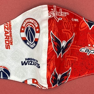 Washington Wizards Face Mask, Washington Capitals Face Mask, Wizards ...