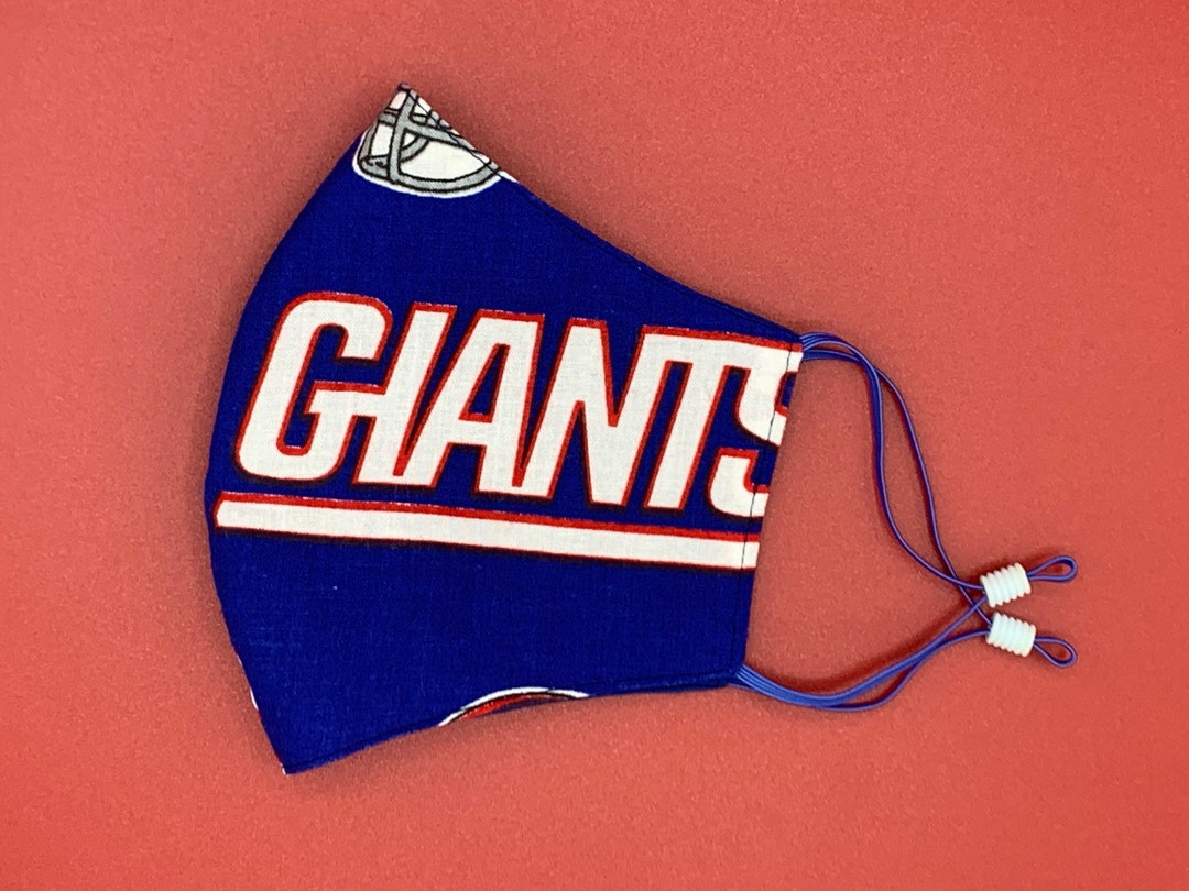 New York Giants Face Mask, Giants Facemask, New Yorker, Adjustable ...
