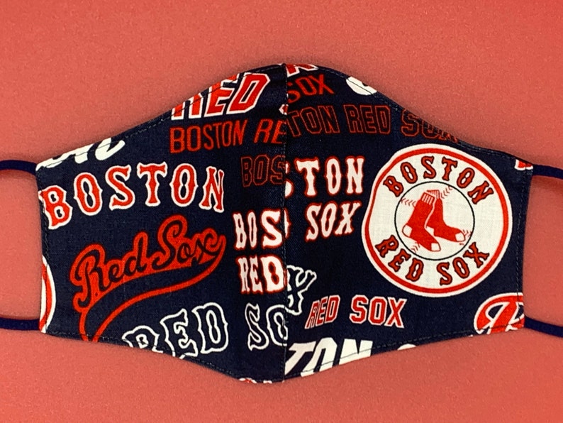 Red Sox Face Mask Boston Red Sox Mask Redsox Mask - Etsy