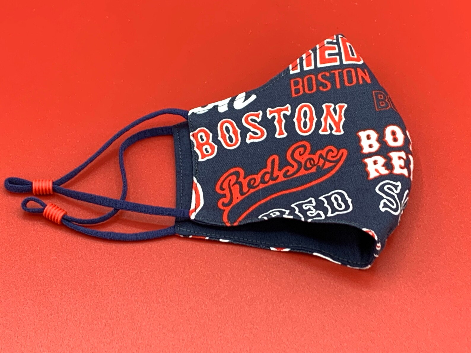 Red Sox Face Mask, Boston Red Sox Mask, Redsox Mask, Adjustable ...