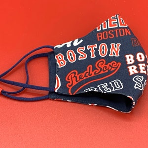 Red Sox Face Mask, Boston Red Sox Mask, Redsox Mask, Adjustable ...