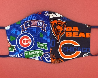 Chicago Cubs Mask - Etsy