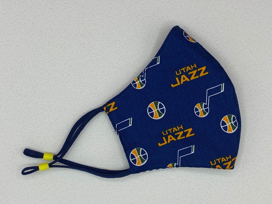 Utah Jazz Mask, Jazz Face Mask, Salt Lake City, Utah, Jazz, NBA ...
