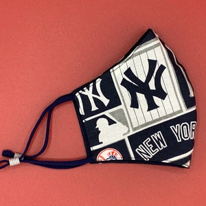Yankees Face Mask, New York Yankees Mask, NY Yankees Mask, Adjustable ...