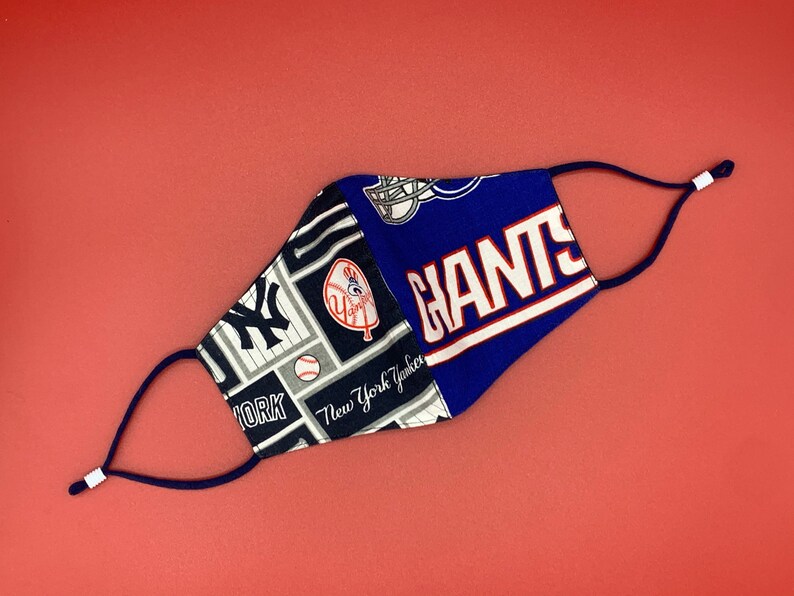 Yankees and Giants Face Mask New York Yankees Face Mask | Etsy