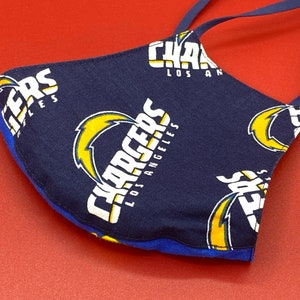 Chargers and Rams Face Mask, LA Chargers Mask, LA Rams Mask, Los ...