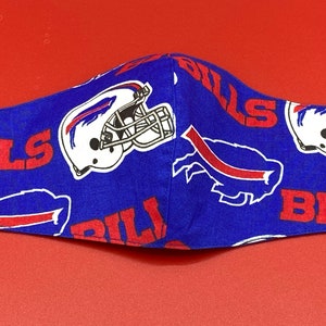 Bills Face Mask, Buffalo Bills Facemask, Adjustable Mask, NFL Face Mask ...