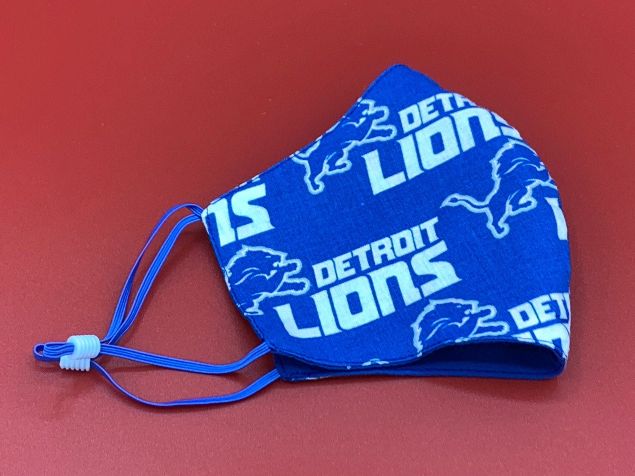 Detroit Lions Face Mask Lions Facemask Made in America | Etsy