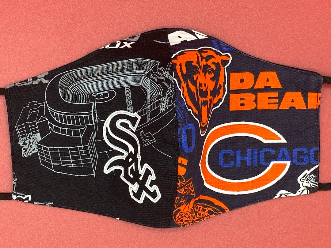 Chicago Bears Face Mask, Whitesox Face Mask, Bears and White Sox ...
