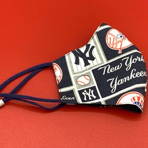 Yankees Face Mask, New York Yankees Mask, NY Yankees Mask, Adjustable ...