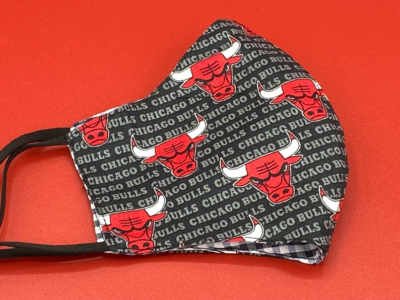 Chicago Bulls Face Mask Bulls Mask IL Chicago Bulls Mask - Etsy