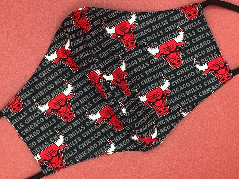 Chicago Bulls Face Mask Bulls Mask IL Chicago Bulls Mask - Etsy