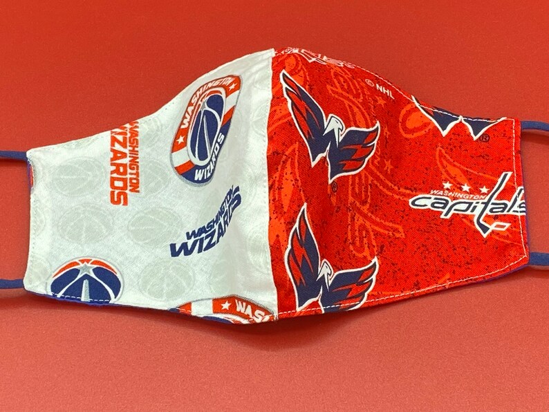 Washington Wizards Face Mask, Washington Capitals Face Mask, Wizards ...