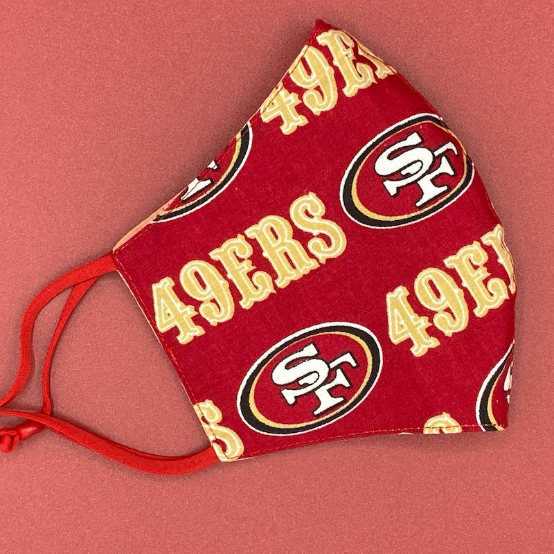 San Francisco 49ers Face Mask - Etsy