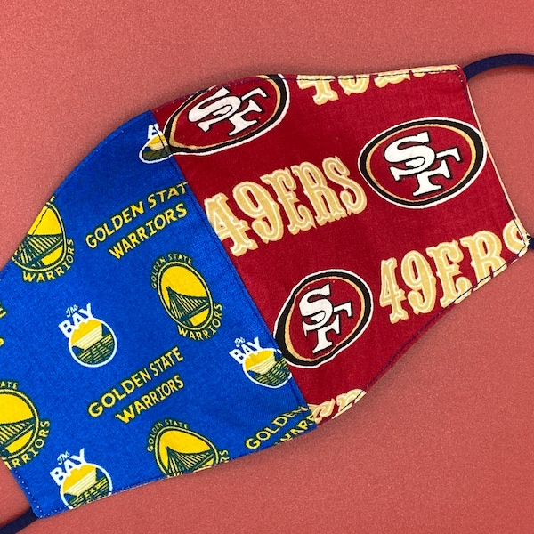 San Francisco 49ers Face Mask - Etsy
