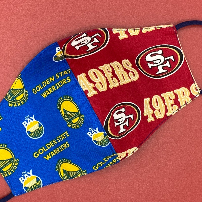 San Francisco 49ers Face Mask - Etsy