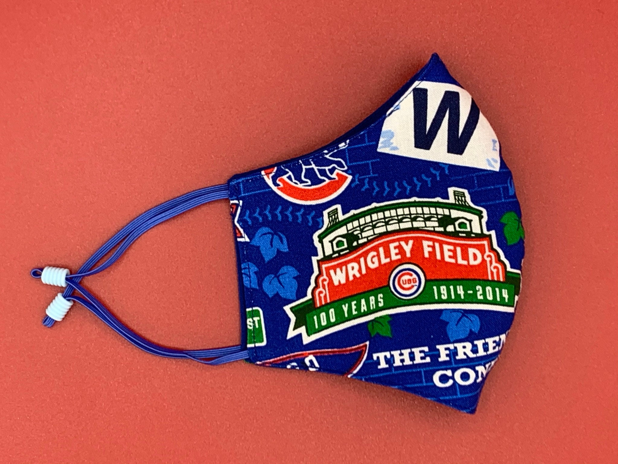 Cubs Face Mask, Chicago Cubs Face Mask, Cubs Facemask, Adjustable, MLB ...