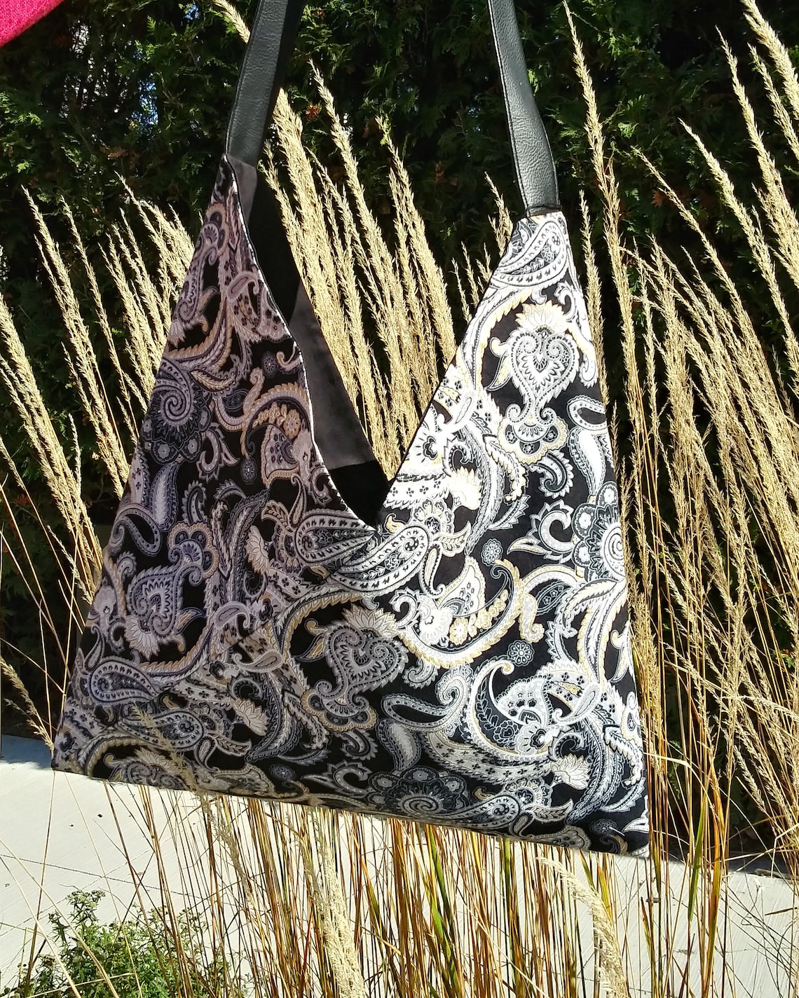 Paisley Print Shoulder Bag/Handmade Purse/Unique/Made in the | Etsy