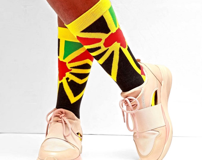 African Print Kente Unisex Socks for Casual and Official Dressing, Best ...