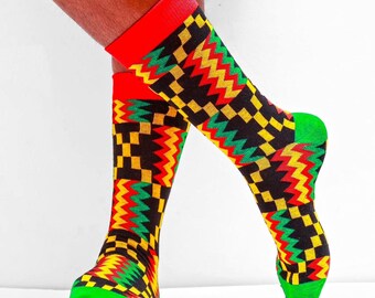 African Print Socks - Etsy
