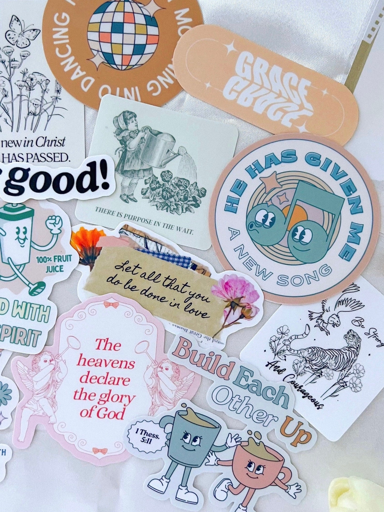 Build Your Own Christian Sticker Pack | Christian Stickers | Bible ...