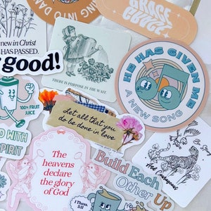Build Your Own Christian Sticker Pack | Christian Stickers | Bible ...