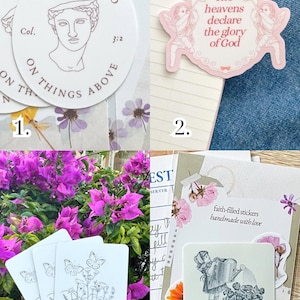 Build Your Own Christian Sticker Pack | Christian Stickers | Bible ...