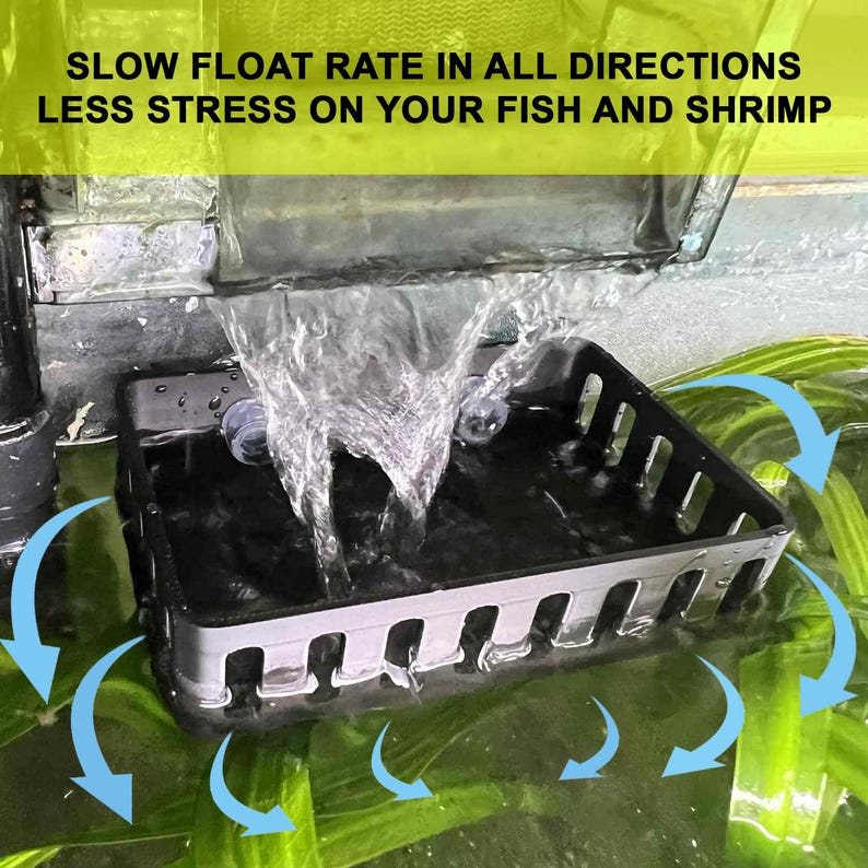 Square Aquarium Filter Baffle for ALL HOB Filter Systems. Universal ...