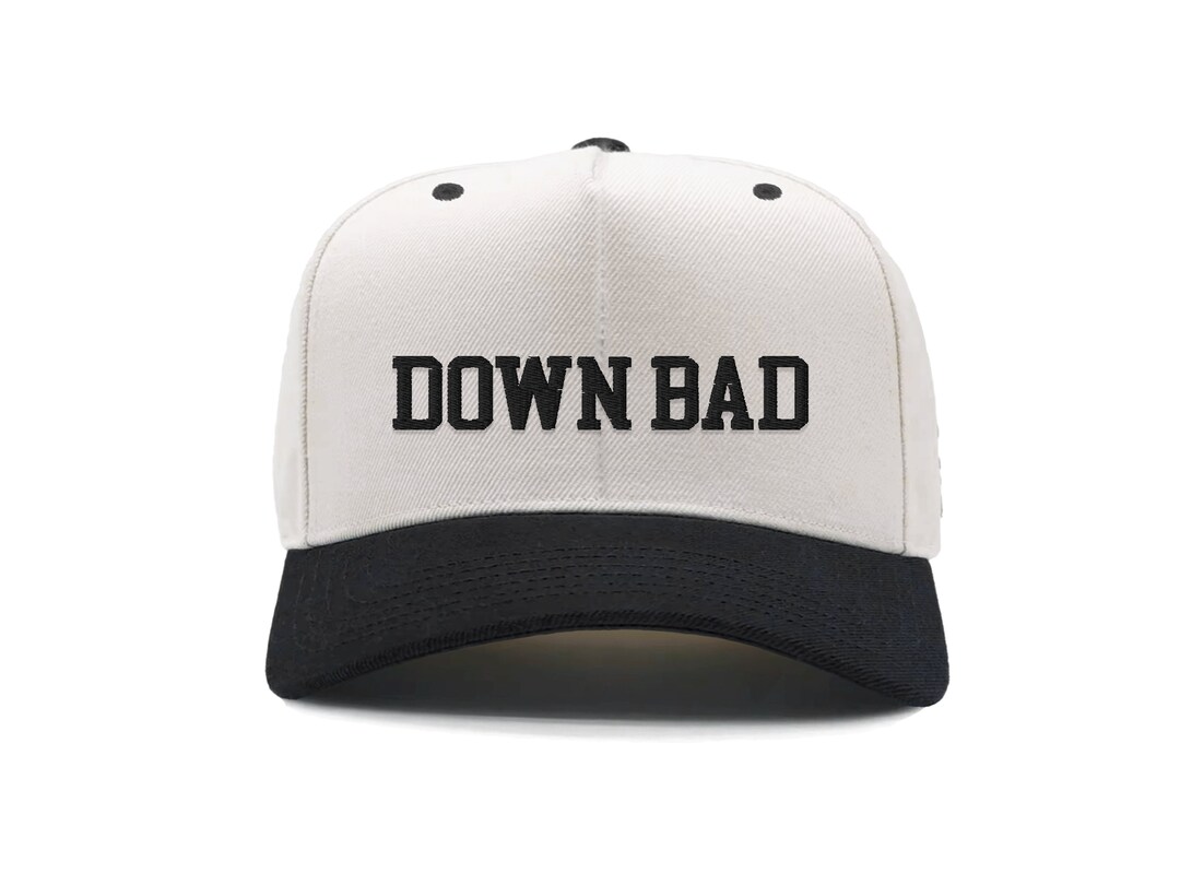 Down Bad Hat Two Tone Down Bad Crying Gym Embroidered Hat for Album Fan ...