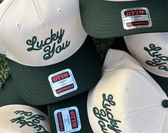 Lucky Hat for St. Patrick’s Day Hat Embroidered St. Patrick's Day Gift ...