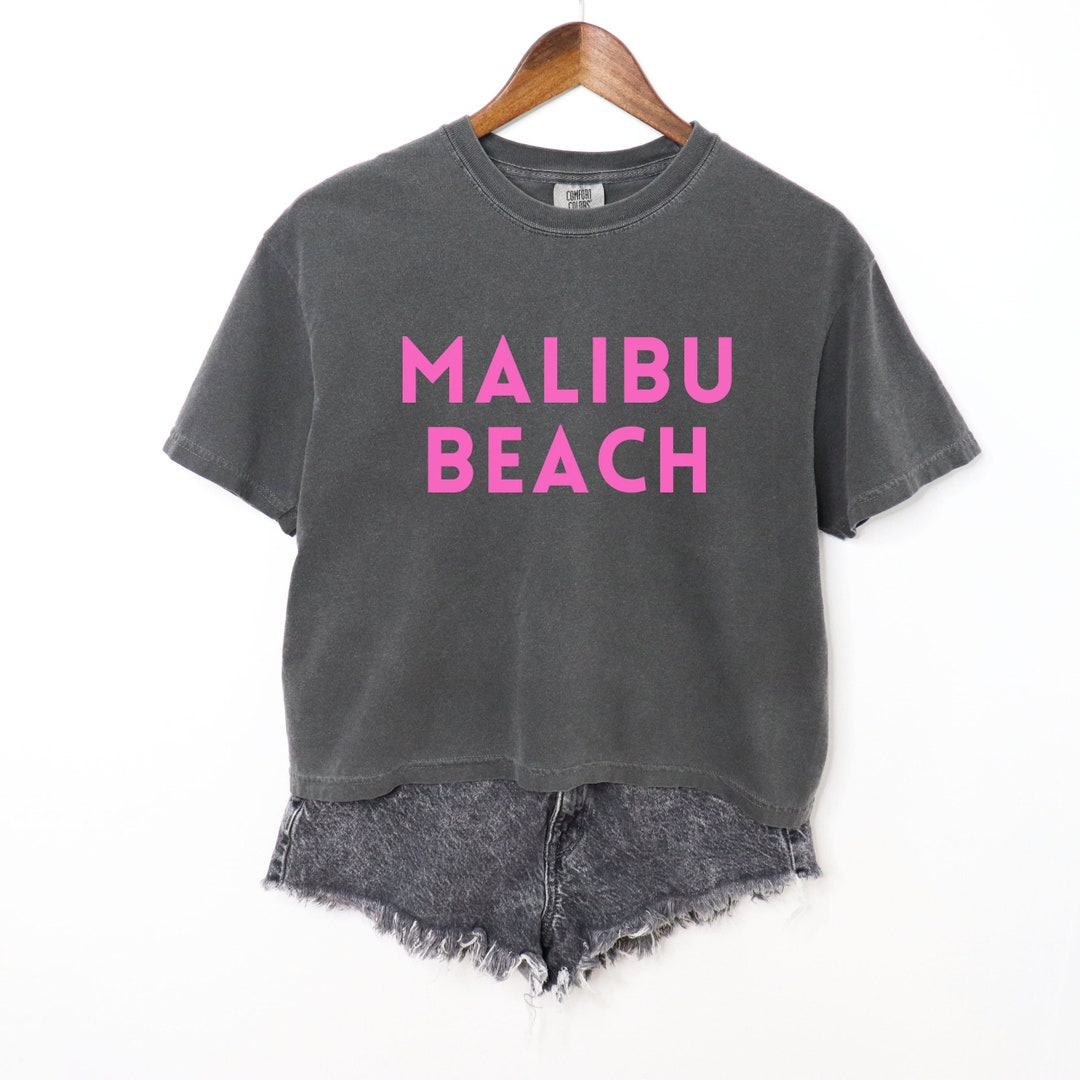 Custom Crop Top Malibu Crop Top Custom Shirt for Your City Custom Crop ...