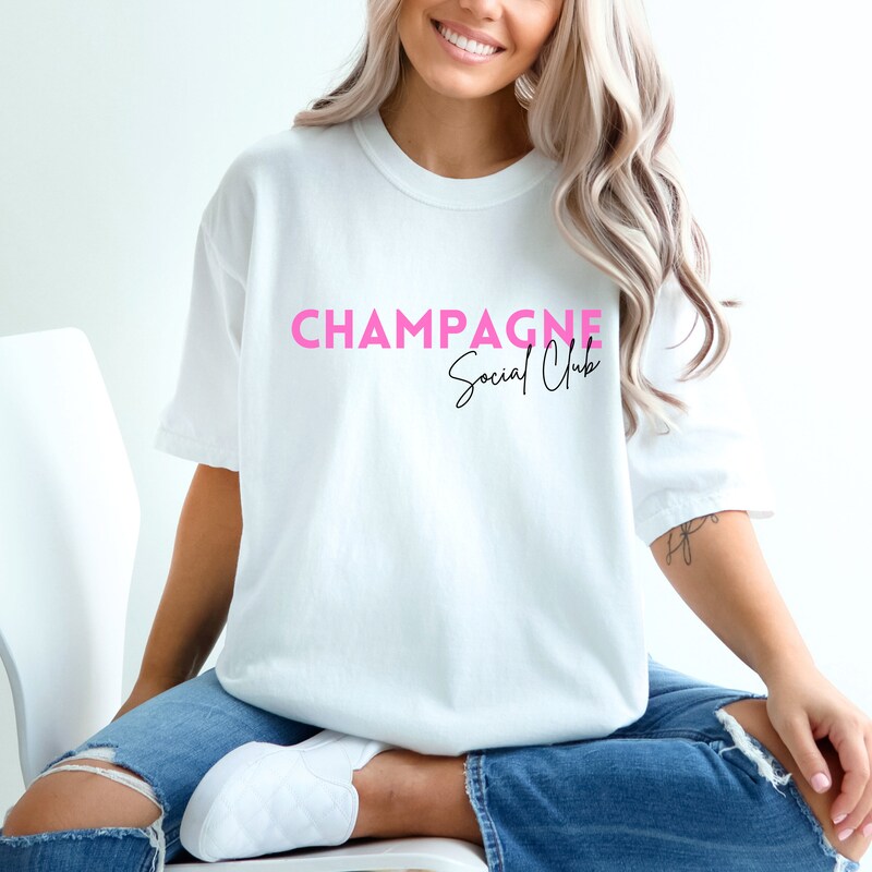Champagne Tshirt - Etsy