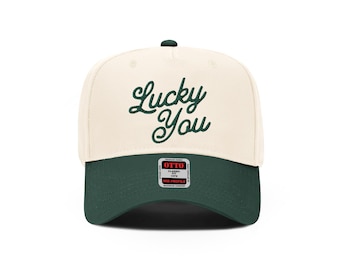 LUCKY St. Patty's Day Embroidered Trucker Hat - Etsy