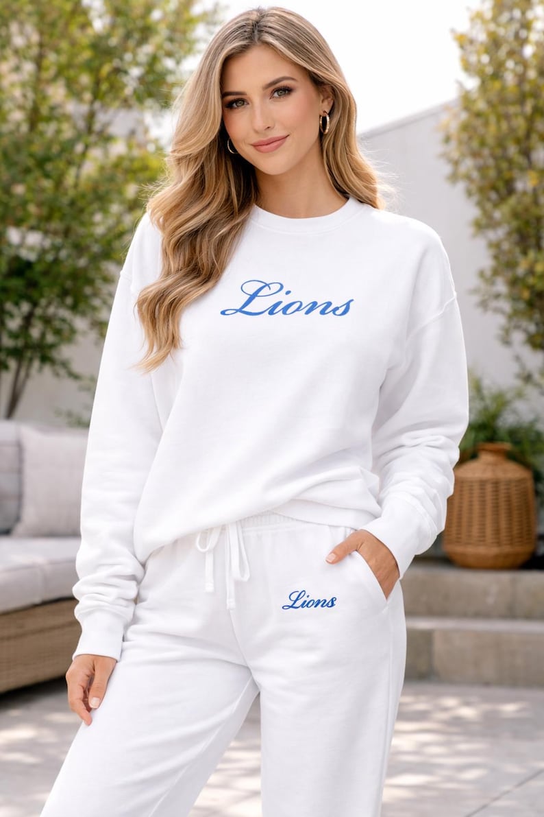 Matching Lounge Set for Bride, Unisex Embroidered Sweatsuit, Custom ...