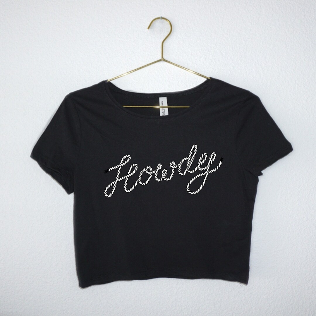 Howdy Crop Top Rope Western Crop Tee Country Music Concert Outfit ...