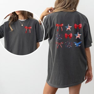 USA Coquette Shirt 4th of July Coquette Shirt Red White and Blue ...