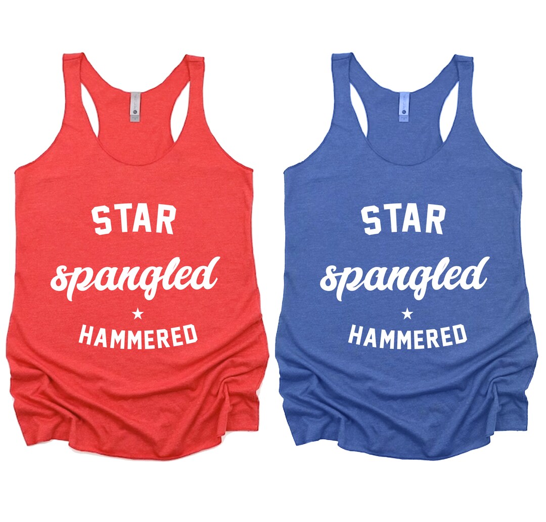 Fourth of July Cute Tank Top, Day Drinking Red White & Blue Tanktop ...