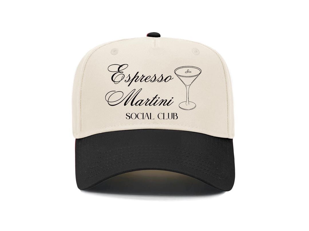 Espresso Martini Social Club Trucker Hat - Etsy