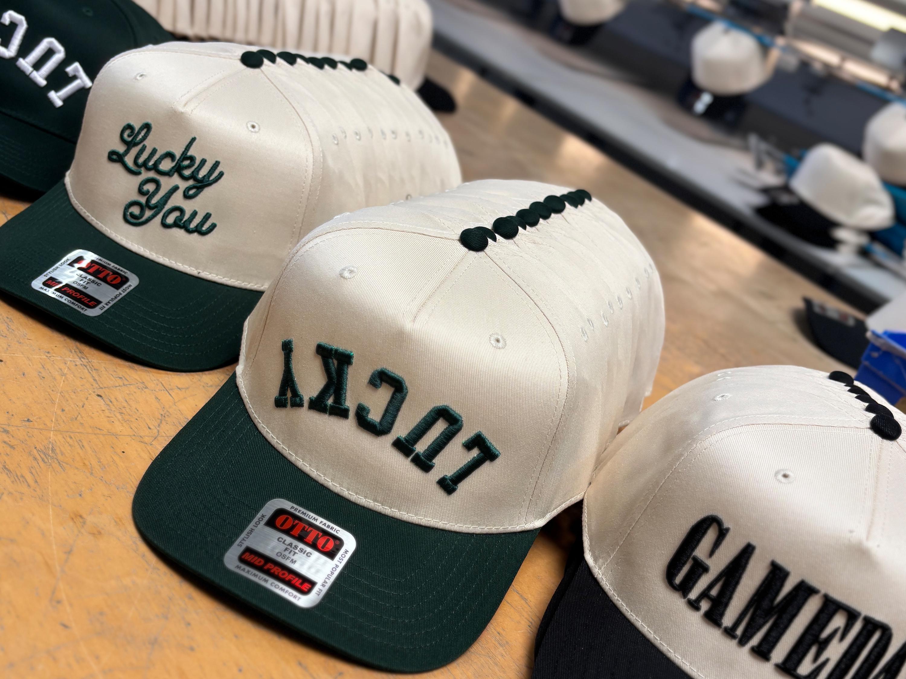 3D Embroidered Hat Custom Puff Thread Trucker Hat Vintage Custom ...