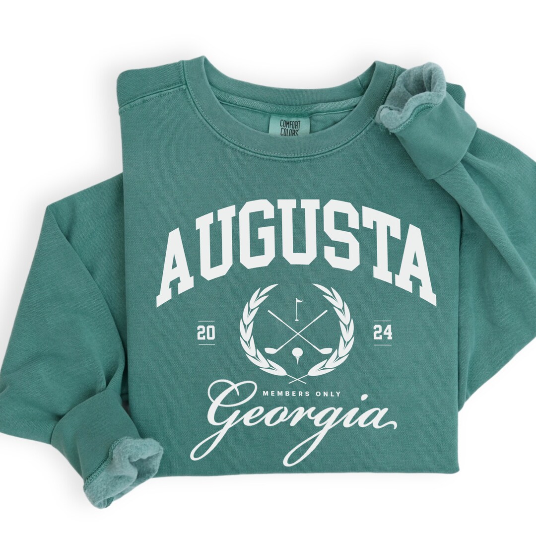 Augusta Sweatshirt Vintage Golf Crewneck Augusta Georgia Sweatshirt for ...