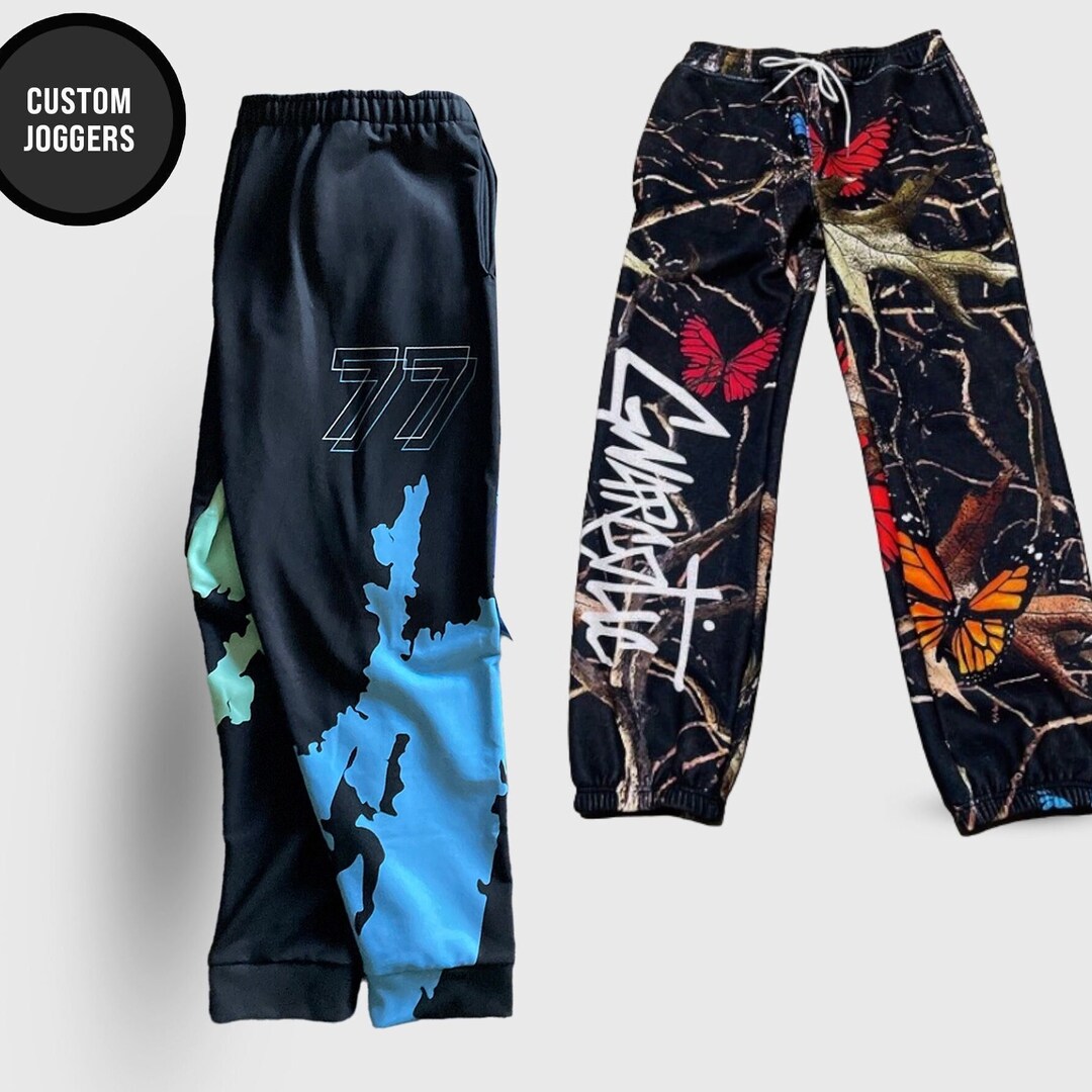 Joggers Custom All Over Print Pants Custom All Over Print Sweatpants ...