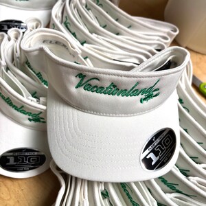 Custom Visor Embroidered Visor for Golfer Personalized Visor for Tennis ...
