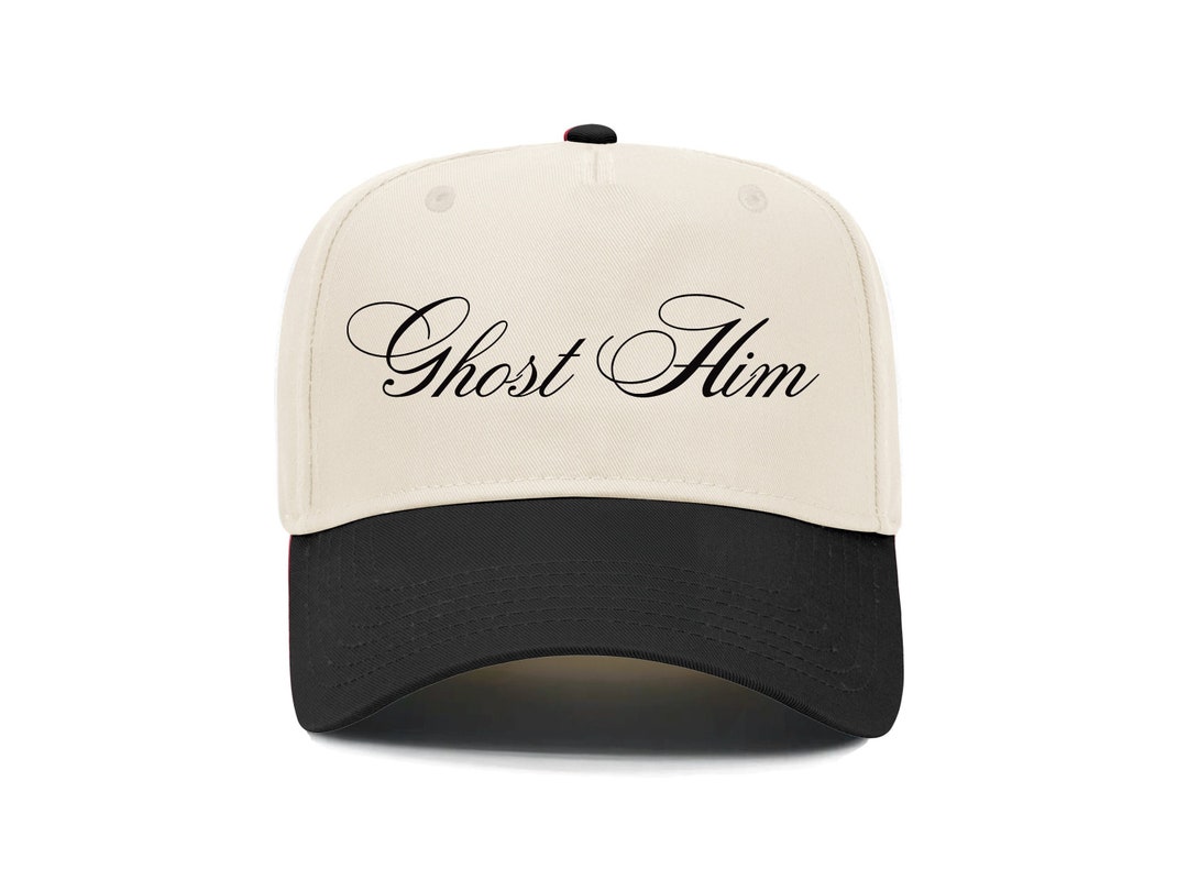 Ghost Him Hat, Funny Halloween Hat Embroidered Ghost Hat for Fall - Etsy