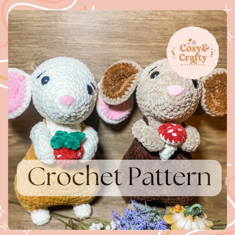 Melvin the Mouse Crochet Pattern - Etsy
