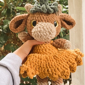 Sunny the Sunflower Cow LOW SEW Crochet Pattern - Etsy