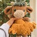 Sunny the Sunflower Cow LOW SEW Crochet Pattern - Etsy