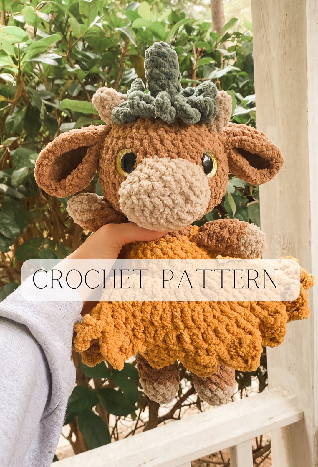 Sunny the Sunflower Cow LOW SEW Crochet Pattern - Etsy