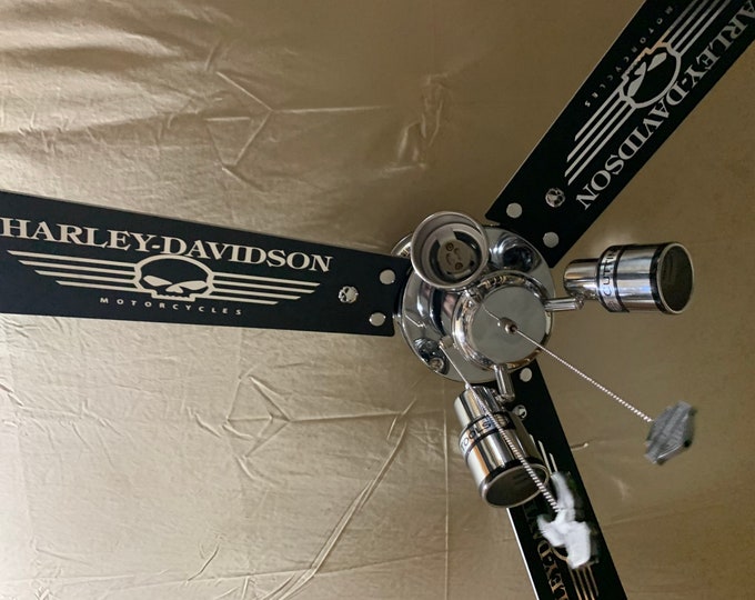 Harley Davidson Themed Ceiling Fan - Etsy