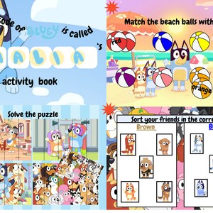 Bluey Themed Busy Book - Etsy