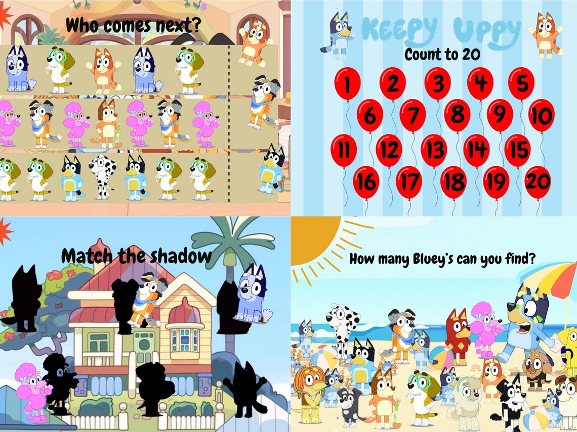 Bluey Themed Busy Book - Etsy